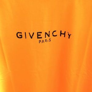 Givenchy | Shirts | Givenchy Orange Tshirt Men 0cotton Size Medium ...